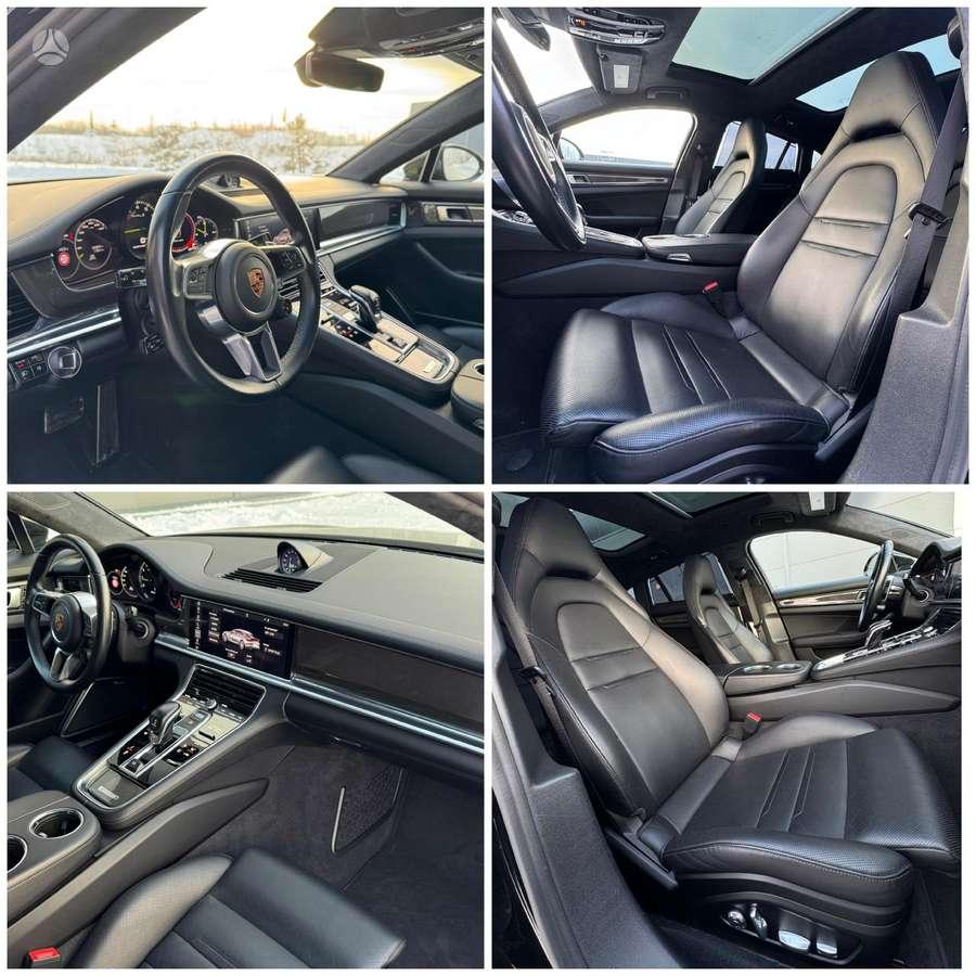 Black Porsche Panamera 2018 in Vilnius, with an engine capacity of 4.00 L and mileage of 64 thousand km for 66500 €, photo 21 on AUTOMOTO.COM.LV