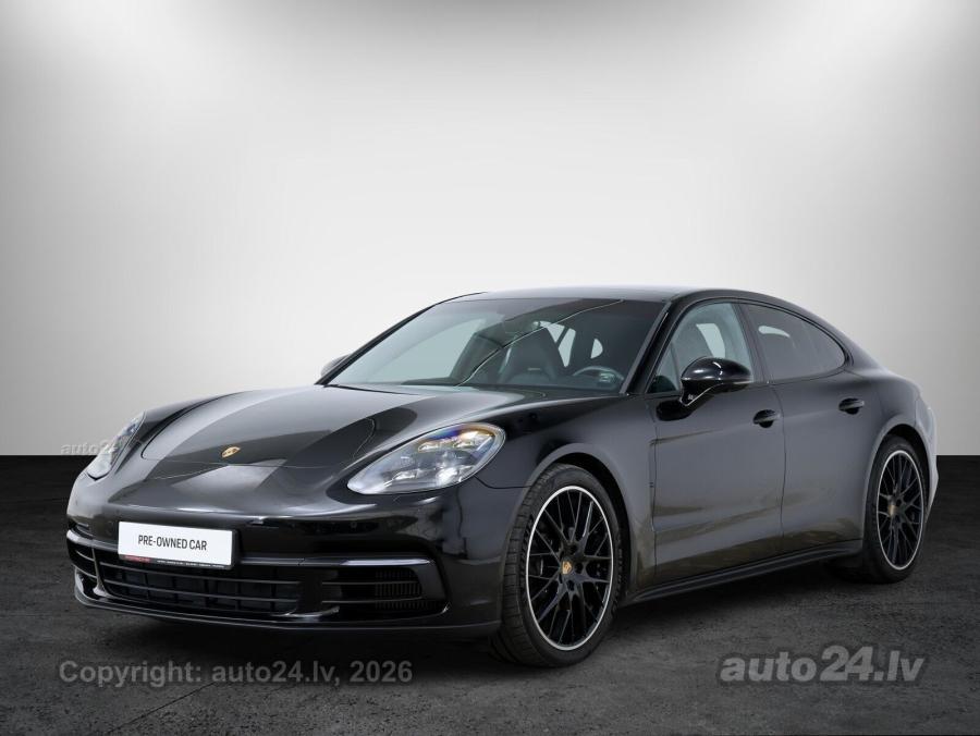 Black Porsche Panamera 2020 in Tallinn, with an engine capacity of 2.90 L and mileage of 100 thousand km for 56000 €, photo 1 on AUTOMOTO.COM.LV