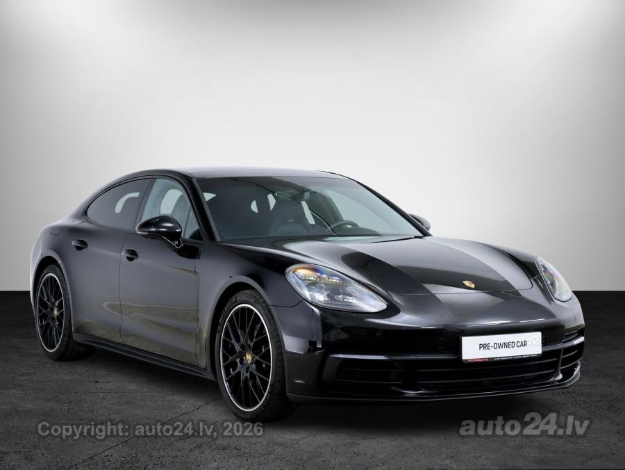 Black Porsche Panamera 2020 in Tallinn, with an engine capacity of 2.90 L and mileage of 100 thousand km for 56000 €, photo 4 on AUTOMOTO.COM.LV