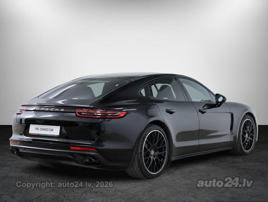 Black Porsche Panamera 2020 in Tallinn, with an engine capacity of 2.90 L and mileage of 100 thousand km for 56000 €, photo 7 on AUTOMOTO.COM.LV