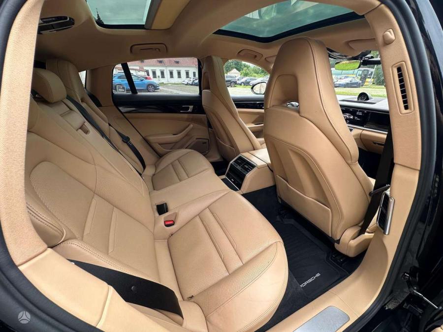 Black Porsche Panamera 2021 in Kaunas, with an engine capacity of 2.89 L and mileage of 84 thousand km for 84900 €, photo 22 on AUTOMOTO.COM.LV