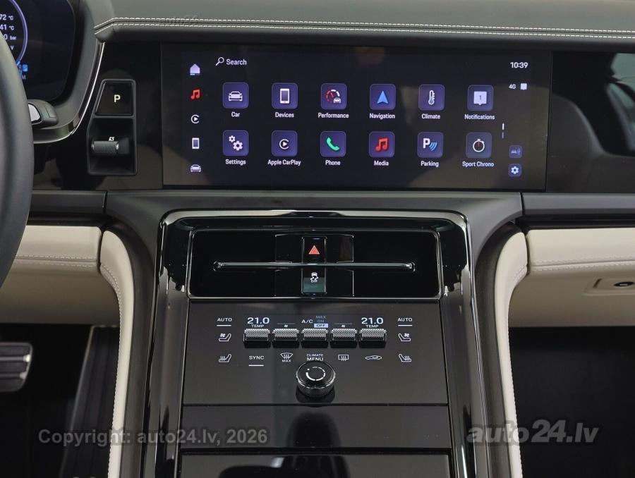 Melns Porsche Panamera 2025 Tallina, ar dzinēja tilpumu 4.00 L un nobraukumu 16 tūkst. km par 188900 €, foto 17 vietnē AUTOMOTO.COM.LV