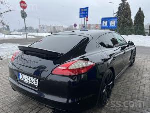 Black Porsche Panamera 2010 in Jelgava, with an engine capacity of 4.80 L and mileage of 252 thousand km for 17000 €, photo  on AUTOMOTO.COM.LV
