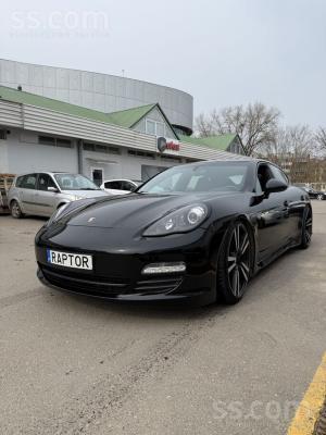 Black Porsche Panamera 2011 in Daugavpils, with an engine capacity of 3.60 L and mileage of 210 thousand km for 15000 €, photo  on AUTOMOTO.COM.LV