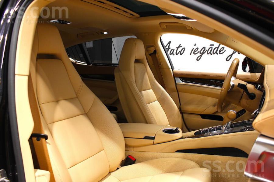 Melns Porsche Panamera 2013 Rīga, ar dzinēja tilpumu 3.00 L un nobraukumu 65 tūkst. km par 43800 €, foto 20 vietnē AUTOMOTO.COM.LV