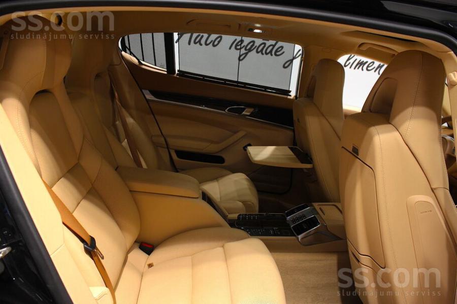 Melns Porsche Panamera 2013 Rīga, ar dzinēja tilpumu 3.00 L un nobraukumu 65 tūkst. km par 43800 €, foto 23 vietnē AUTOMOTO.COM.LV