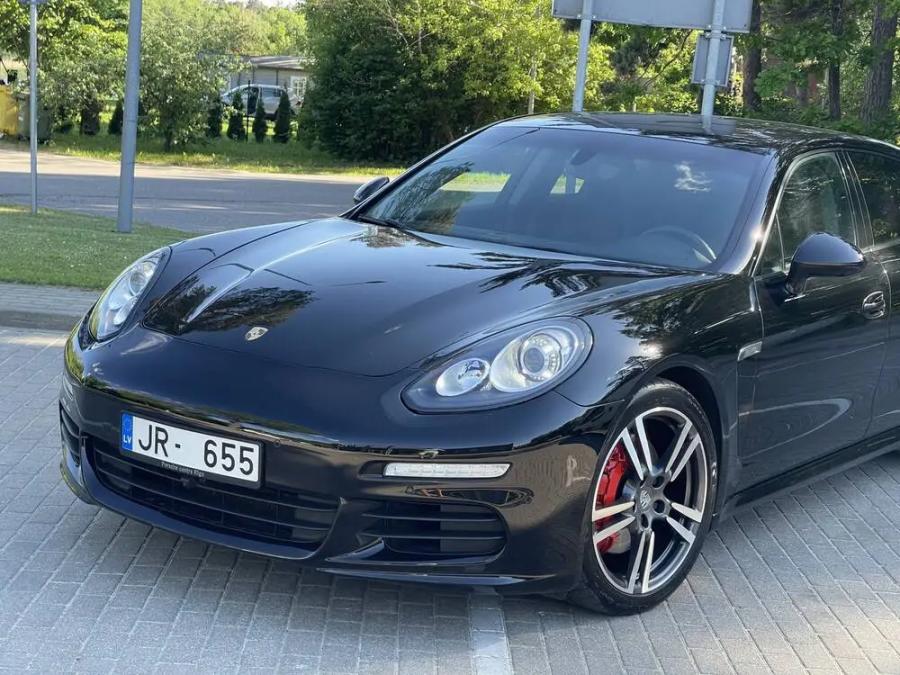 Melns Porsche Panamera 2014 Jūrmala, ar dzinēja tilpumu 3.00 L un nobraukumu 208 tūkst. km par 21450 €, foto 6 vietnē AUTOMOTO.COM.LV
