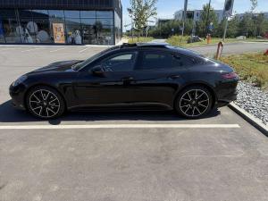 Black Porsche Panamera 2018 in Vilnius, with an engine capacity of 2.89 L and mileage of 101 thousand km for 58999 €, photo 5 on AUTOMOTO.COM.LV