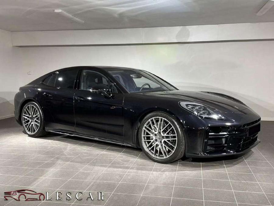 Black Porsche Panamera 2024 in Vilnius, with an engine capacity of 4.00 L and mileage of 5 thousand km for 190000 €, photo 1 on AUTOMOTO.COM.LV