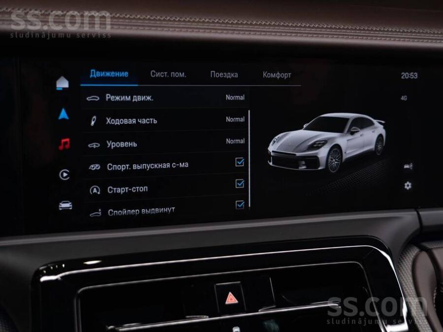 Melns Porsche Panamera 2025 Rīga, ar dzinēja tilpumu 4.00 L un nobraukumu 5 tūkst. km par 151000 €, foto 29 vietnē AUTOMOTO.COM.LV