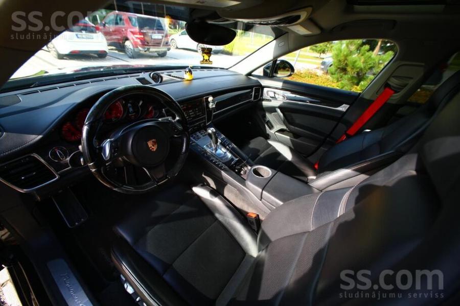 Melns Porsche Panamera 2014 Rīga, ar dzinēja tilpumu 3.00 L un nobraukumu 175 tūkst. km par 19500 €, foto 8 vietnē AUTOMOTO.COM.LV