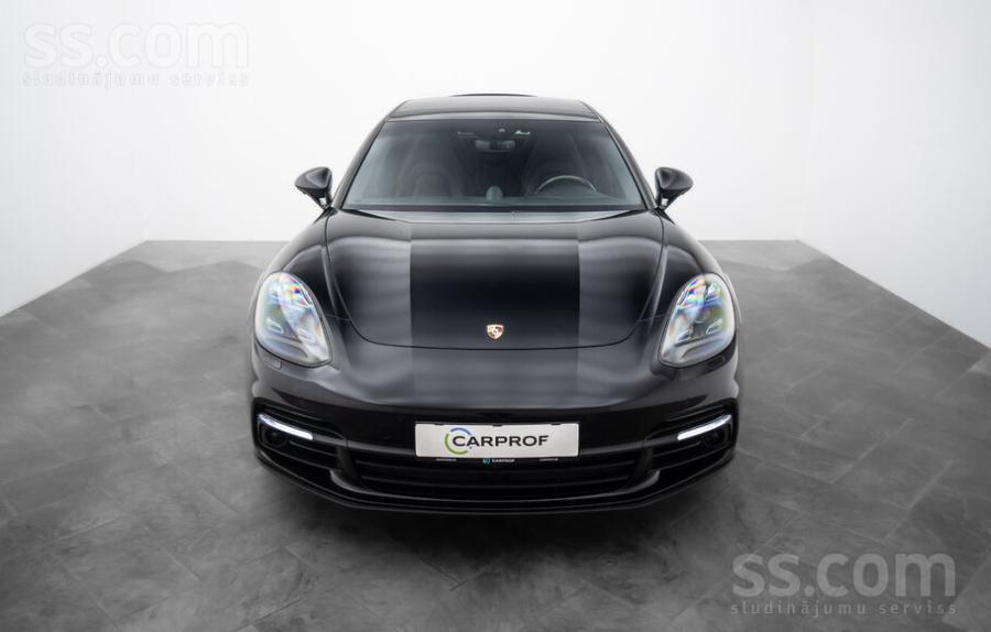 Black Porsche Panamera 2018 in Tallinn, with an engine capacity of 3.00 L and mileage of 119 thousand km for 45899 €, photo 2 on AUTOMOTO.COM.LV
