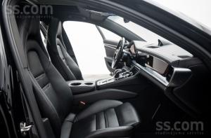 Black Porsche Panamera 2018 in Tallinn, with an engine capacity of 3.00 L and mileage of 119 thousand km for 45899 €, photo 10 on AUTOMOTO.COM.LV