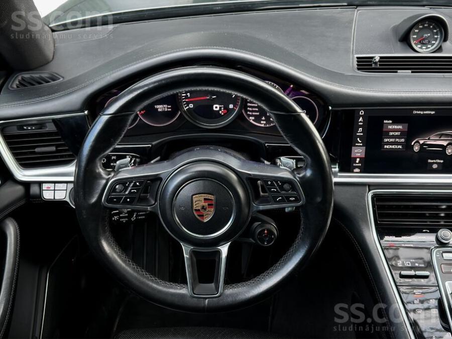 Melns Porsche Panamera 2018 Rīga, ar dzinēja tilpumu 2.90 L un nobraukumu 202 tūkst. km par 40900 €, foto 9 vietnē AUTOMOTO.COM.LV