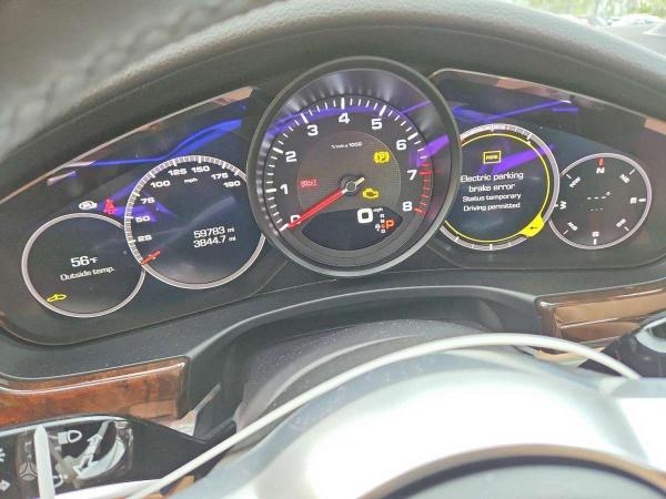 Blue Porsche Panamera 2017 in Vilnius, with an engine capacity of 3.00 L and mileage of 90 thousand km for 19999 €, photo 8 on AUTOMOTO.COM.LV