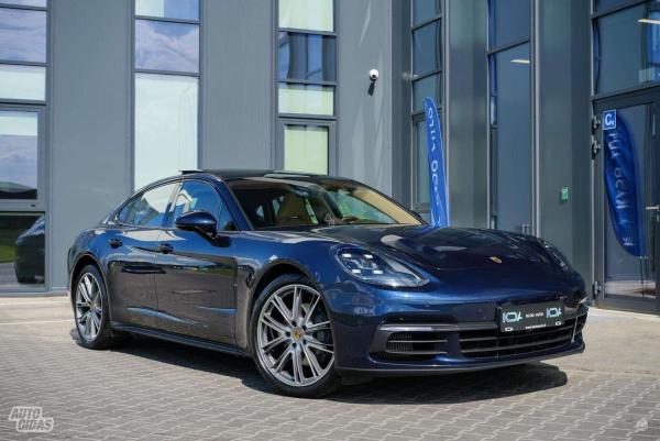 Zils Porsche Panamera 2018 Kauņa, ar dzinēja tilpumu 2.90 L un nobraukumu 97 tūkst. km par 39450 €, foto 1 vietnē AUTOMOTO.COM.LV