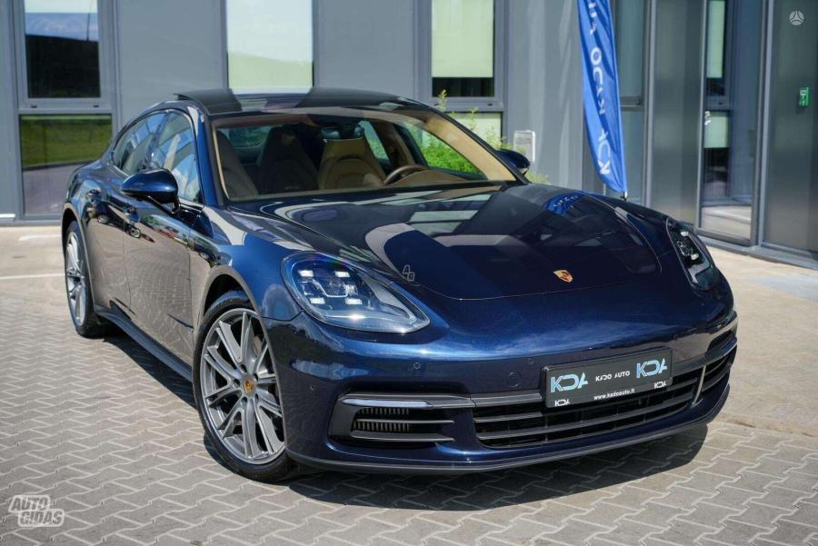 Zils Porsche Panamera 2018 Kauņa, ar dzinēja tilpumu 2.90 L un nobraukumu 97 tūkst. km par 39450 €, foto 4 vietnē AUTOMOTO.COM.LV