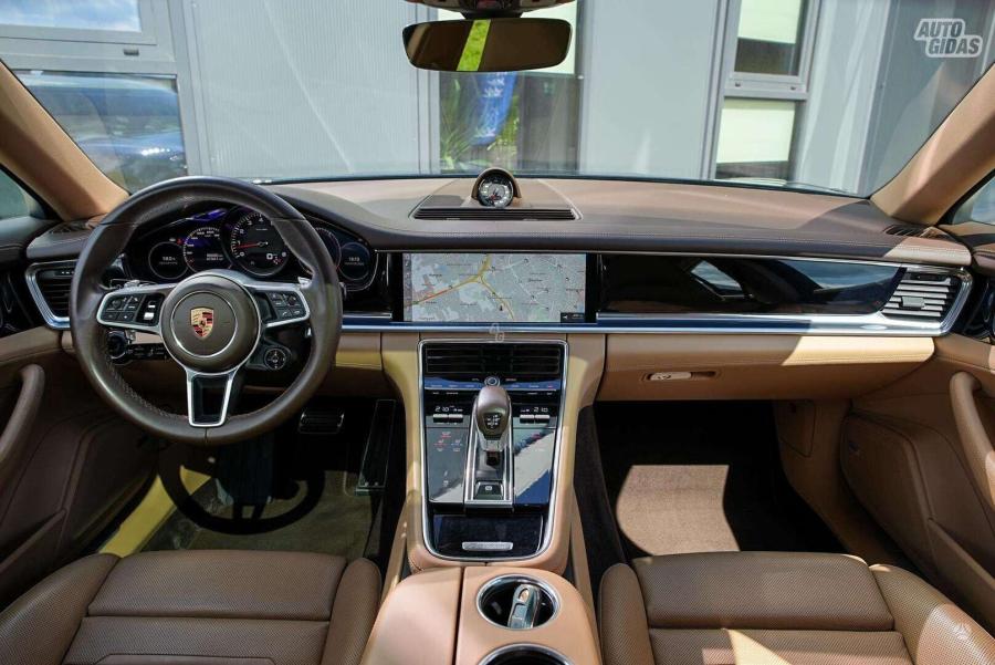 Zils Porsche Panamera 2018 Kauņa, ar dzinēja tilpumu 2.90 L un nobraukumu 97 tūkst. km par 39450 €, foto 19 vietnē AUTOMOTO.COM.LV