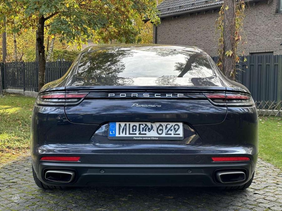 Zils Porsche Panamera 2018 Viļņa, ar dzinēja tilpumu 3.00 L un nobraukumu 75 tūkst. km par 44900 €, foto 4 vietnē AUTOMOTO.COM.LV