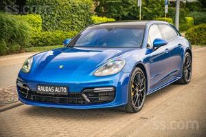 Zils Porsche Panamera 2019 Rīga, ar dzinēja tilpumu 4.00 L un nobraukumu 100 tūkst. km par 56990 €, foto  vietnē AUTOMOTO.COM.LV
