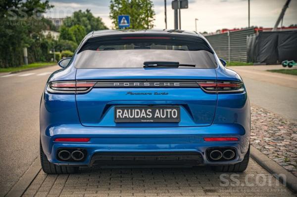 Blue Porsche Panamera 2019 in Riga, with an engine capacity of 4.00 L and mileage of 100 thousand km for 56990 €, photo 6 on AUTOMOTO.COM.LV