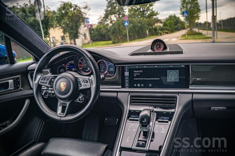 Zils Porsche Panamera 2019 Rīga, ar dzinēja tilpumu 4.00 L un nobraukumu 100 tūkst. km par 56990 €, foto 16 vietnē AUTOMOTO.COM.LV