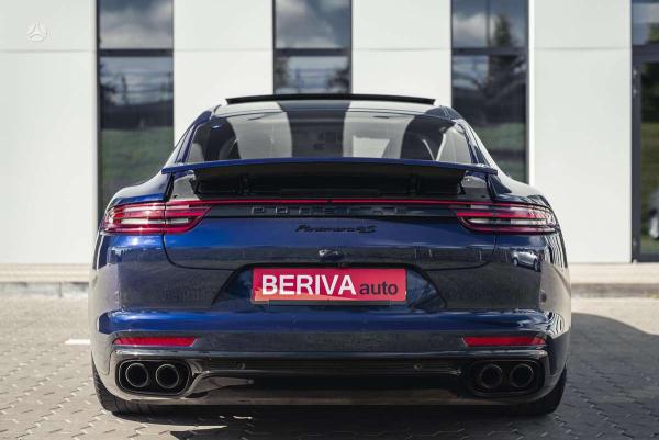Porsche Panamera 2020 in Vilnius on AUTOMOTO.COM.LV Blue Porsche Panamera 2020 in Vilnius, with an engine capacity of 2.89 L and mileage of 39 thousand km for 61450 €, photo 10 on AUTOMOTO.COM.LV