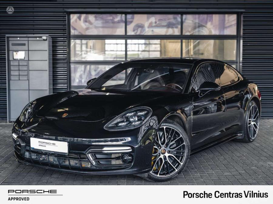 Blue Porsche Panamera 2021 in Vilnius, with an engine capacity of 4.00 L and mileage of 170 thousand km for 79911 €, photo 1 on AUTOMOTO.COM.LV