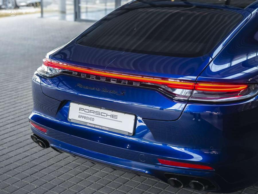 Zils Porsche Panamera 2022 Viļņa, ar dzinēja tilpumu 4.00 L un nobraukumu 58 tūkst. km par 109911 €, foto 14 vietnē AUTOMOTO.COM.LV