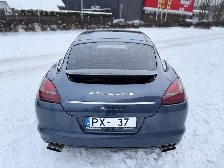 Blue Porsche Panamera 2011 in Riga, with an engine capacity of 3.60 L and mileage of 146 thousand km for 20900 €, photo 6 on AUTOMOTO.COM.LV