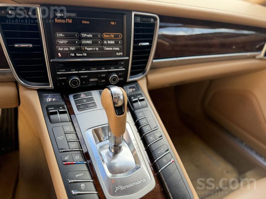 Blue Porsche Panamera 2011 in Riga, with an engine capacity of 3.60 L and mileage of 146 thousand km for 18900 €, photo 24 on AUTOMOTO.COM.LV