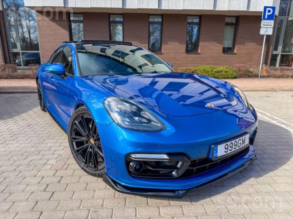 Zils Porsche Panamera 2017 Talsi, ar dzinēja tilpumu 2.90 L un nobraukumu 130 tūkst. km par 55999 €, foto 1 vietnē AUTOMOTO.COM.LV