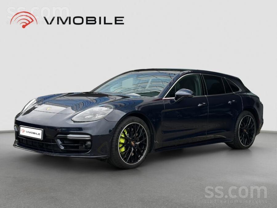 Blue Porsche Panamera 2021 in Riga, with an engine capacity of 2.90 L and mileage of 110 thousand km for 65990 €, photo 1 on AUTOMOTO.COM.LV