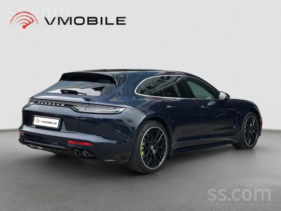 Blue Porsche Panamera 2021 in Riga, with an engine capacity of 2.90 L and mileage of 110 thousand km for 65990 €, photo 3 on AUTOMOTO.COM.LV