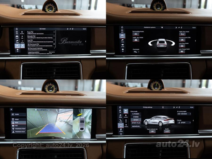 Brūns Porsche Panamera 2019 Tallina, ar dzinēja tilpumu 2.90 L un nobraukumu 96 tūkst. km par 69900 €, foto 14 vietnē AUTOMOTO.COM.LV