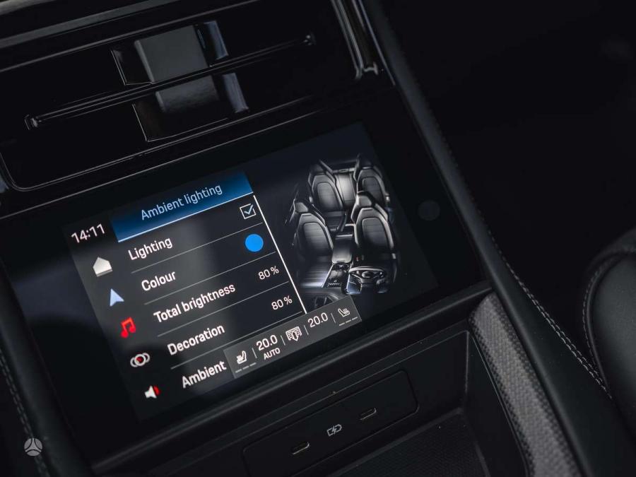 Zaļš Porsche Panamera 2025 Viļņa, ar dzinēja tilpumu 4.00 L un nobraukumu 28 tūkst. km par 155911 €, foto 47 vietnē AUTOMOTO.COM.LV