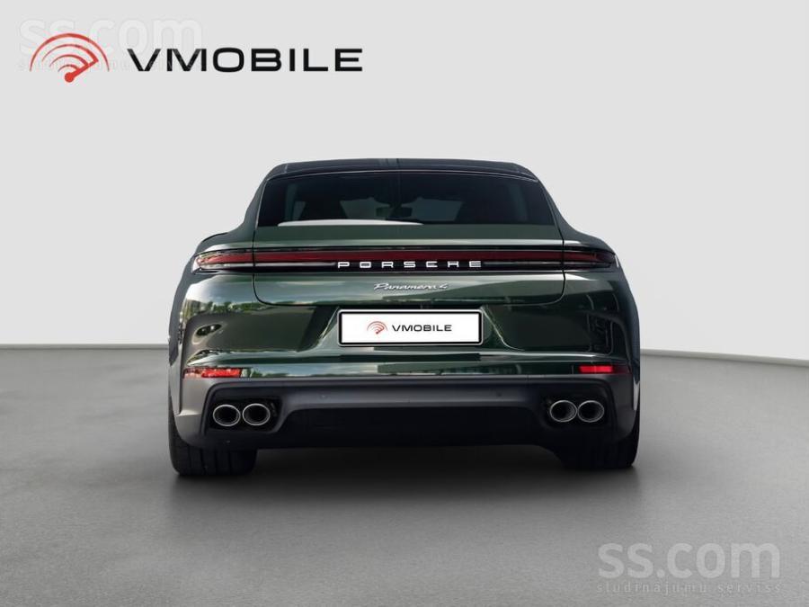 Green Porsche Panamera 2024 in Riga, with an engine capacity of 2.90 L and mileage of 29 thousand km for 120950 €, photo 5 on AUTOMOTO.COM.LV