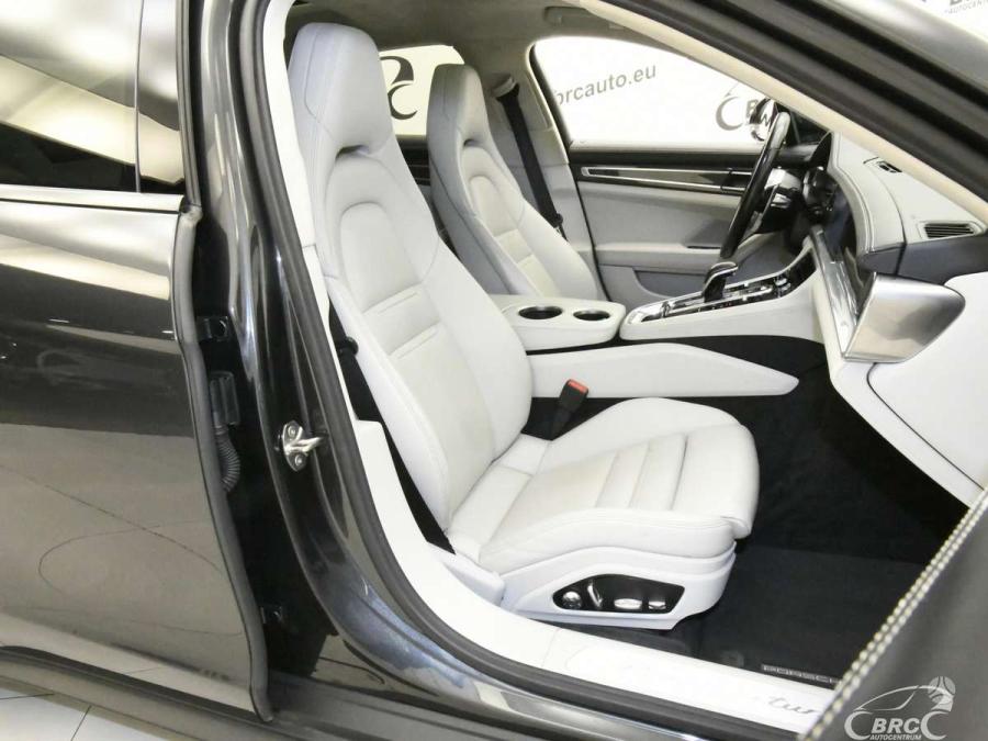 Grey Porsche Panamera 2017 in Vilnius, with an engine capacity of 4.00 L and mileage of 141 thousand km for 47900 €, photo 10 on AUTOMOTO.COM.LV