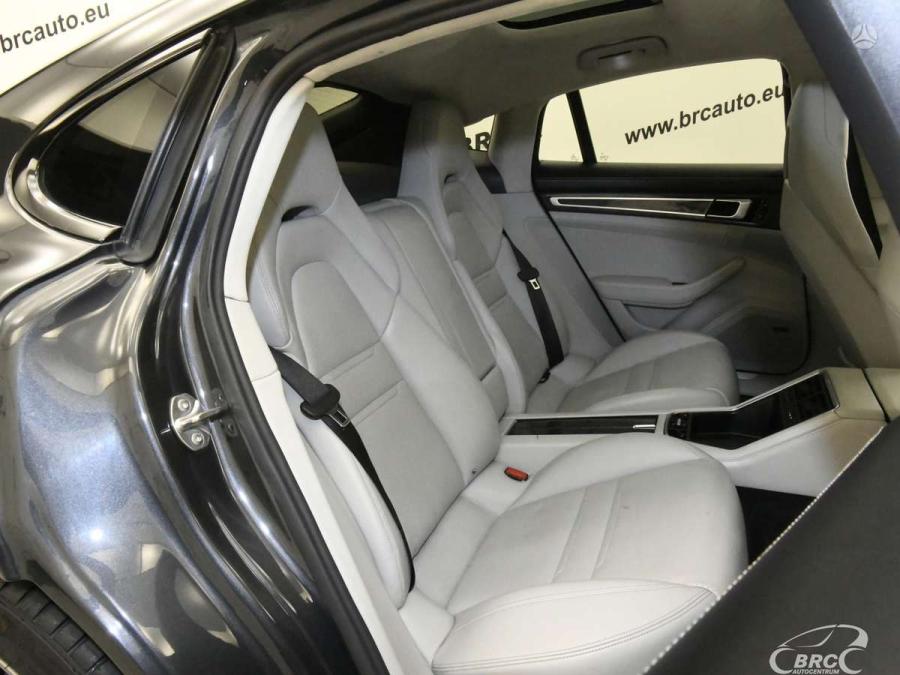 Grey Porsche Panamera 2017 in Vilnius, with an engine capacity of 4.00 L and mileage of 141 thousand km for 47900 €, photo 17 on AUTOMOTO.COM.LV