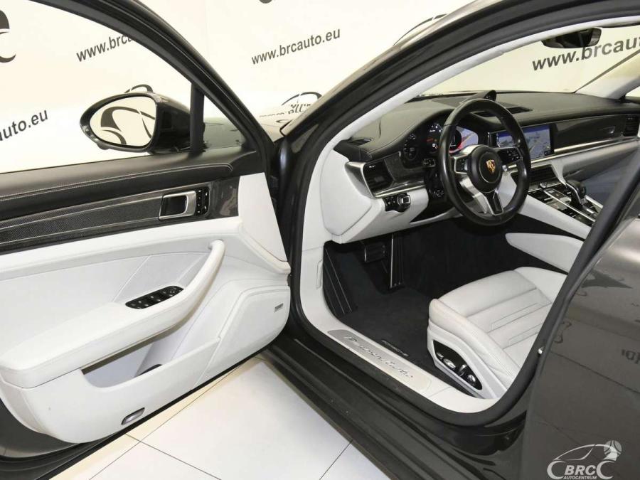 Grey Porsche Panamera 2017 in Vilnius, with an engine capacity of 4.00 L and mileage of 141 thousand km for 47900 €, photo 24 on AUTOMOTO.COM.LV