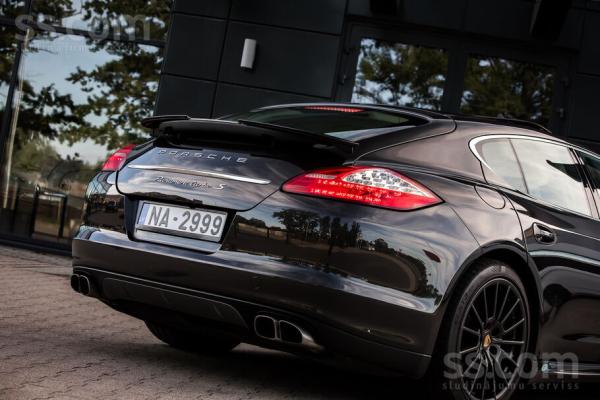 Grey Porsche Panamera 2011 in Dobele, with an engine capacity of 4.80 L and mileage of 0 thousand km for 29990 €, photo 11 on AUTOMOTO.COM.LV