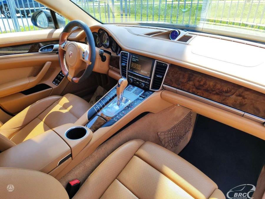 Grey Porsche Panamera 2014 in Klaipeda, with an engine capacity of 3.00 L and mileage of 121 thousand km for 24900 €, photo 10 on AUTOMOTO.COM.LV