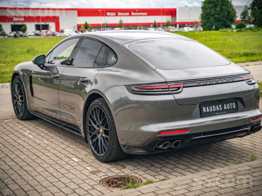 Grey Porsche Panamera 2017 in Riga, with an engine capacity of 4.00 L and mileage of 265 thousand km for 39990 €, photo 5 on AUTOMOTO.COM.LV