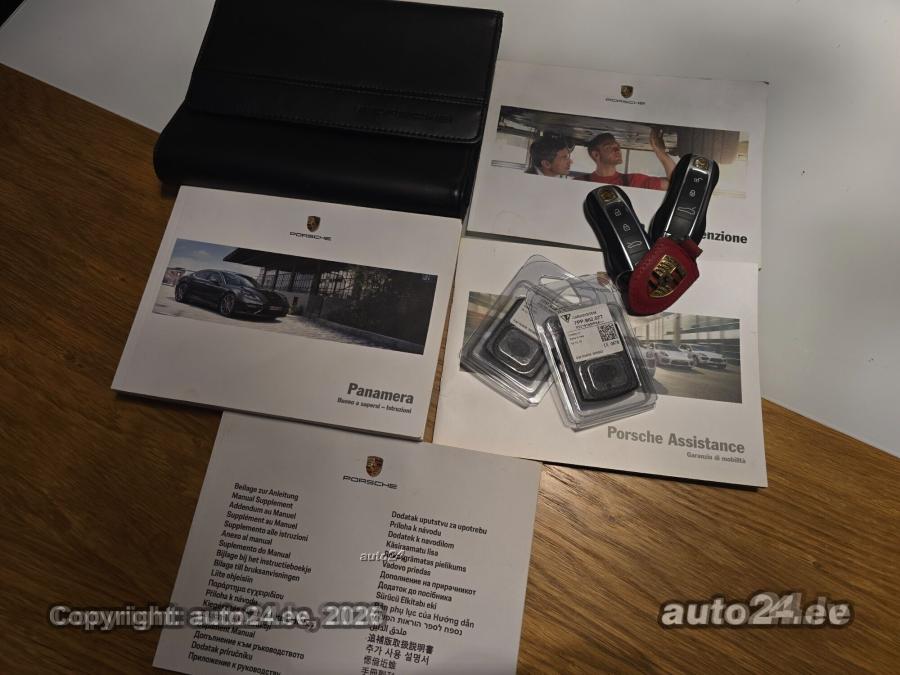 Grey Porsche Panamera 2017 in Tallinn, with an engine capacity of 4.00 L and mileage of 181 thousand km for 45990 €, photo 28 on AUTOMOTO.COM.LV