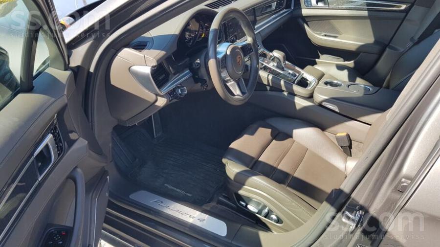 Pelēks Porsche Panamera 2018 Rīga, ar dzinēja tilpumu 2.90 L un nobraukumu 132 tūkst. km par 44900 €, foto 13 vietnē AUTOMOTO.COM.LV