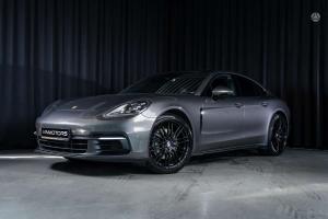 Grey Porsche Panamera 2018 in Vilnius, with an engine capacity of 2.89 L and mileage of 1 thousand km for 48999 €, photo  on AUTOMOTO.COM.LV