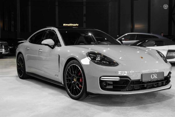 Grey Porsche Panamera 2019 in Riga, with an engine capacity of 4.00 L and mileage of 126 thousand km for 65340 €, photo 3 on AUTOMOTO.COM.LV