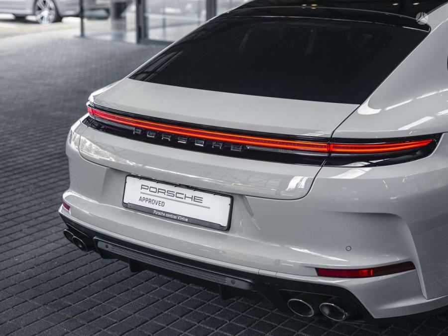 Pelēks Porsche Panamera 2024 Viļņa, ar dzinēja tilpumu 2.89 L un nobraukumu 15 tūkst. km par 129911 €, foto 14 vietnē AUTOMOTO.COM.LV