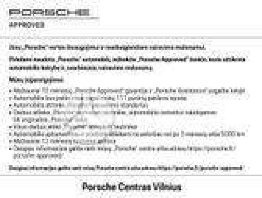 Pelēks Porsche Panamera 2024 Viļņa, ar dzinēja tilpumu 2.89 L un nobraukumu 15 tūkst. km par 129911 €, foto 40 vietnē AUTOMOTO.COM.LV
