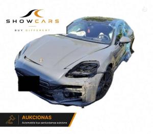 Pelēks Porsche Panamera 2025 Klaipėda, ar dzinēja tilpumu 4.00 L un nobraukumu 10 tūkst. km par 70900 €, foto  vietnē AUTOMOTO.COM.LV